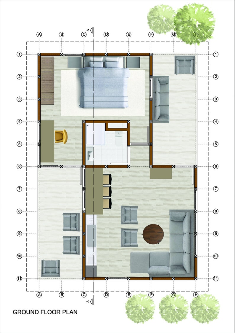 Tiny House, Digital House Plan, Tiny House Bundle, House Plan ...