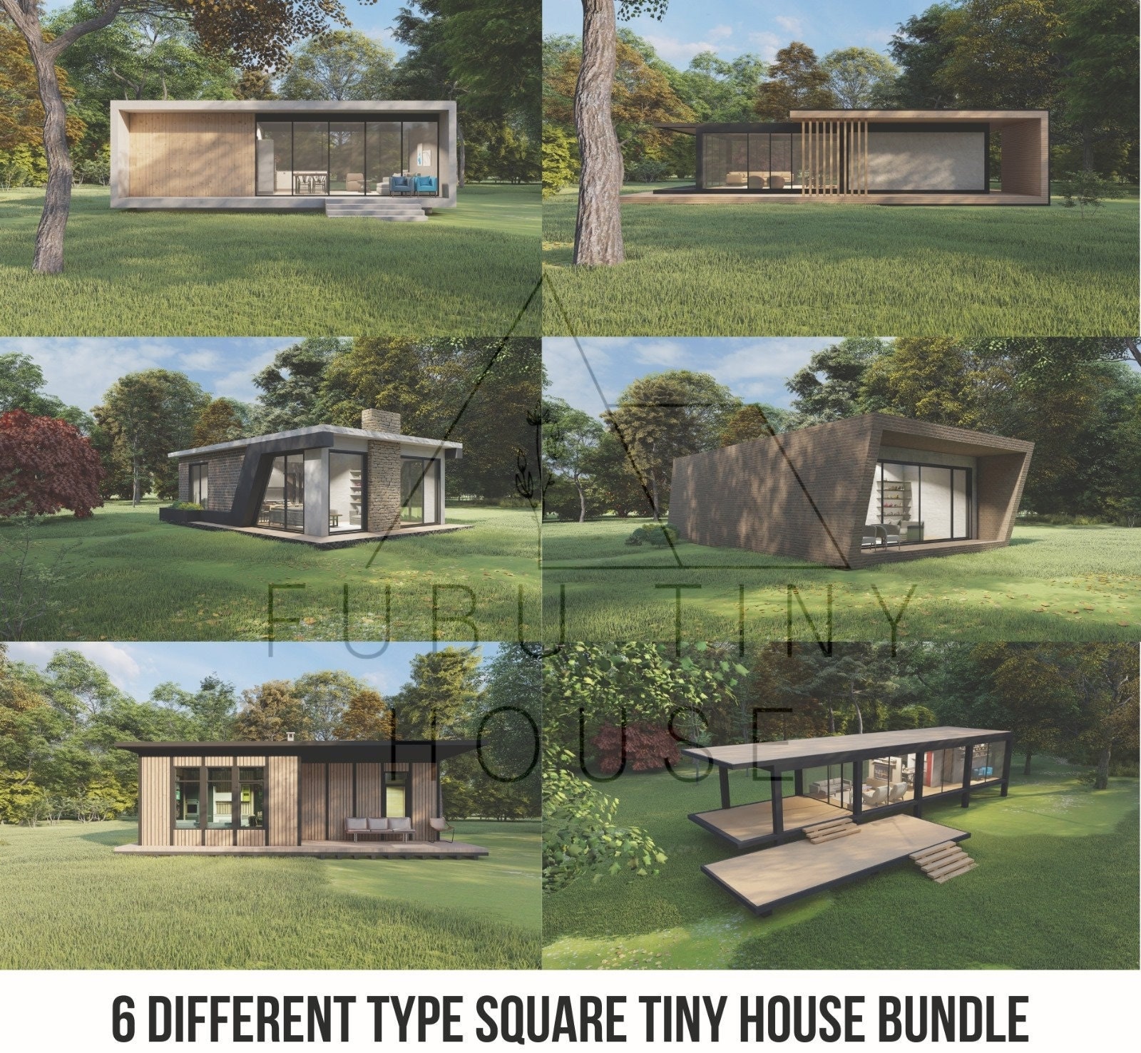 Tiny House, Digital House Plan, Tiny House Bundle, House Plan ...