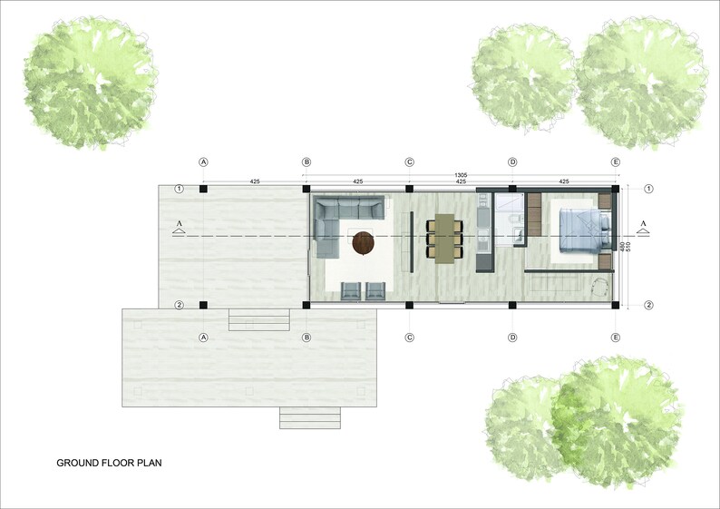 Tiny House, Digital House Plan, Tiny House Bundle, House Plan ...