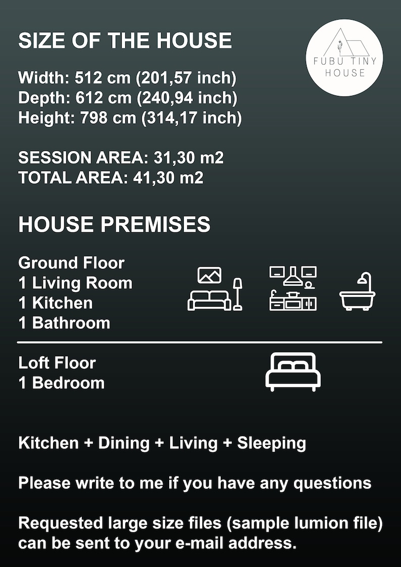 Tiny House, House Plan, Modern House, Small House, Frame House, Farm ...