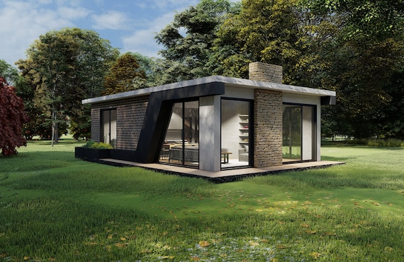 Brick Modern Small House Plans Proske Architects. #Outdoorspace