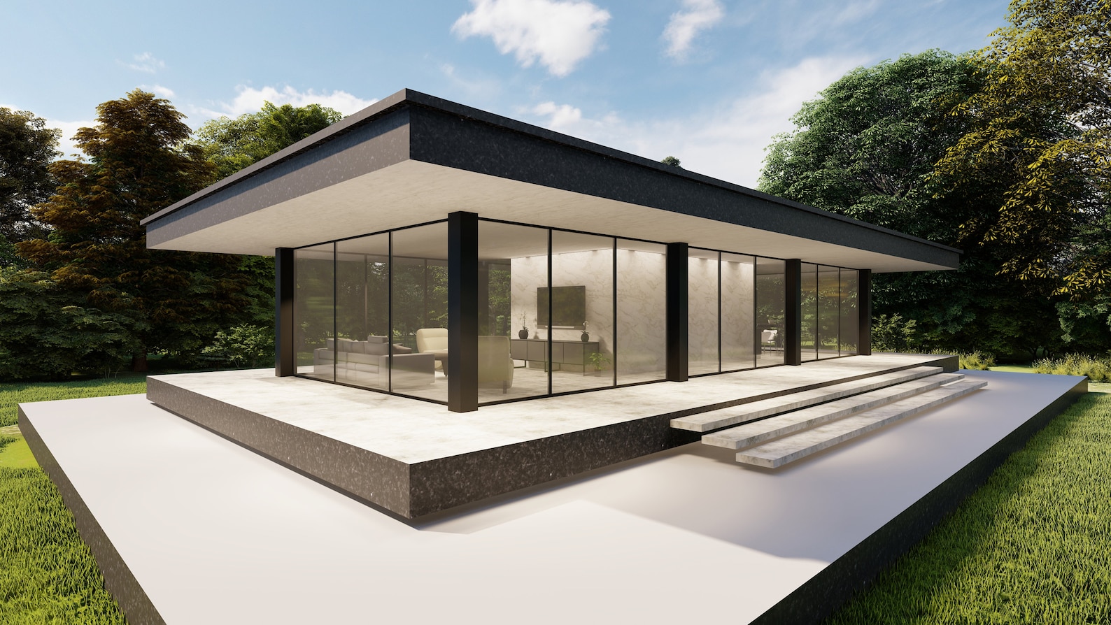 Airbnb, Tiny House, Digital House Plan, 1 Bedroom House, Minimal House ...