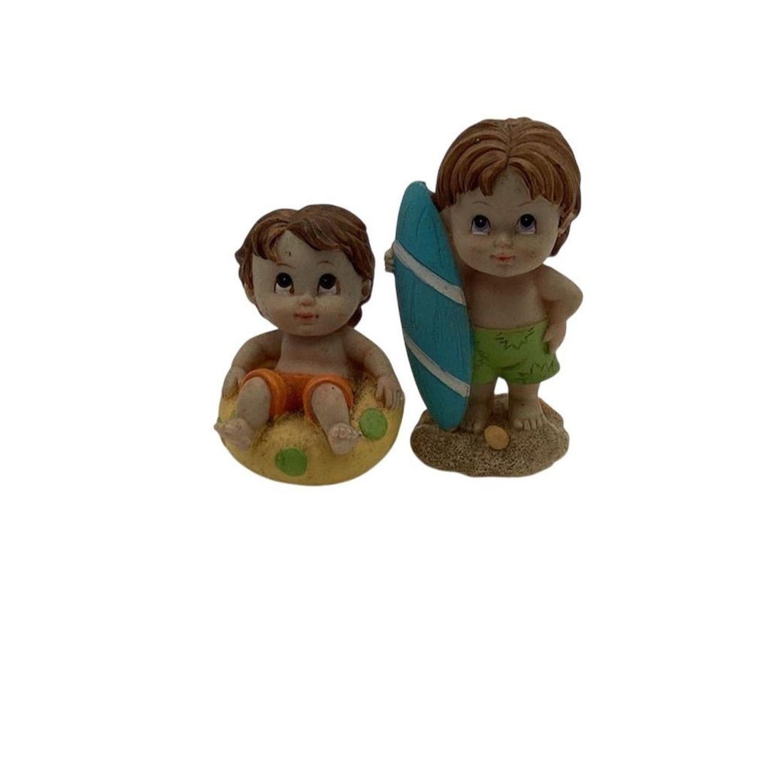 Vintage Beach Fun Figurines Set - Surfer Boy’s - Etsy