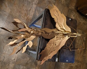 Pewter Phoenix Firebird Christmas Ornament and Holiday Decoration 52H ...