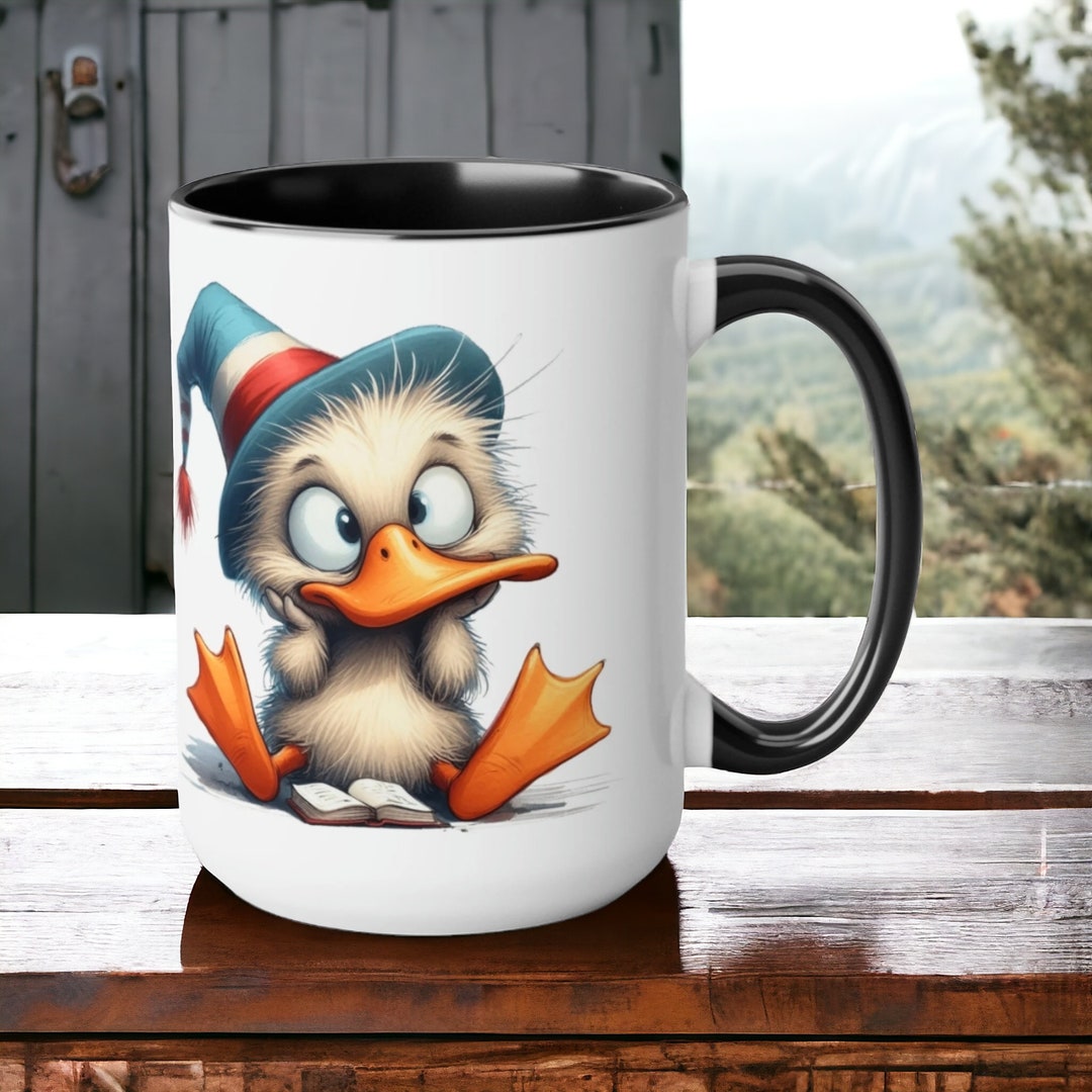 Funny Duck Mug, Coffee Mug With Duck Design, Duck Mug, Gift for Duck ...