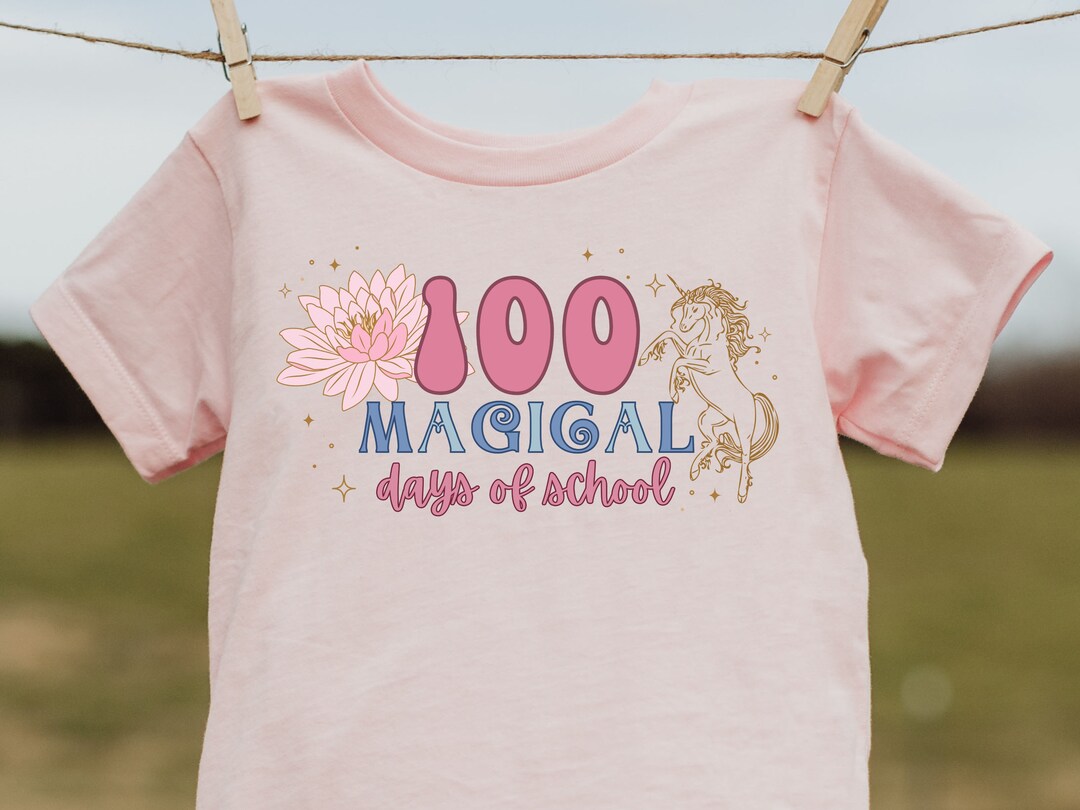 Kids 100 Magical Days of School 100th School Day Celebration - Etsy