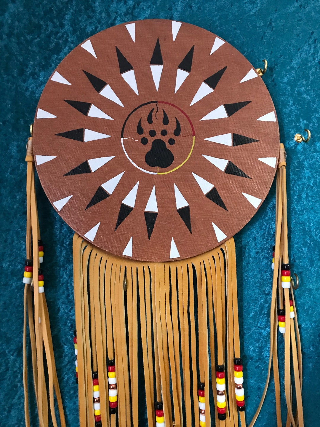 Native American Sheild Painting - Etsy
