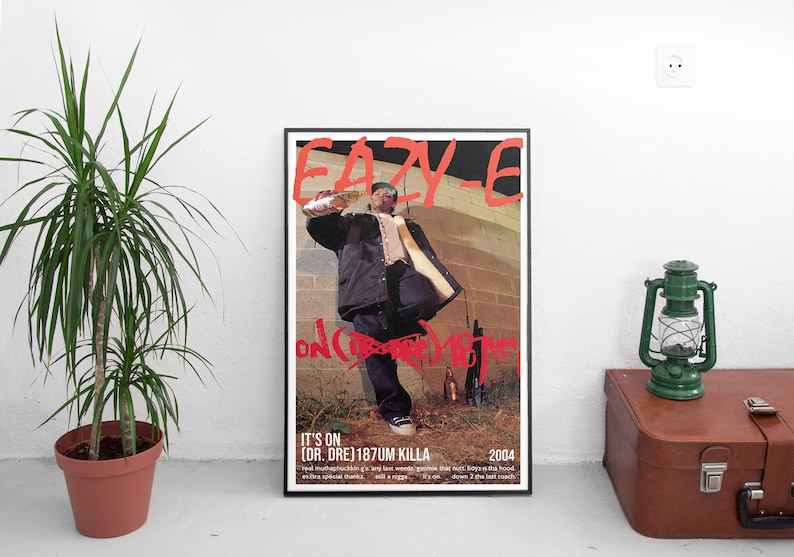 EAZY-E, Music, Album, Digital Poster, Trendy Lyrics, Gift, Rap, King - Etsy