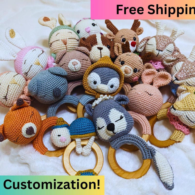 Crochet Rattle - Etsy