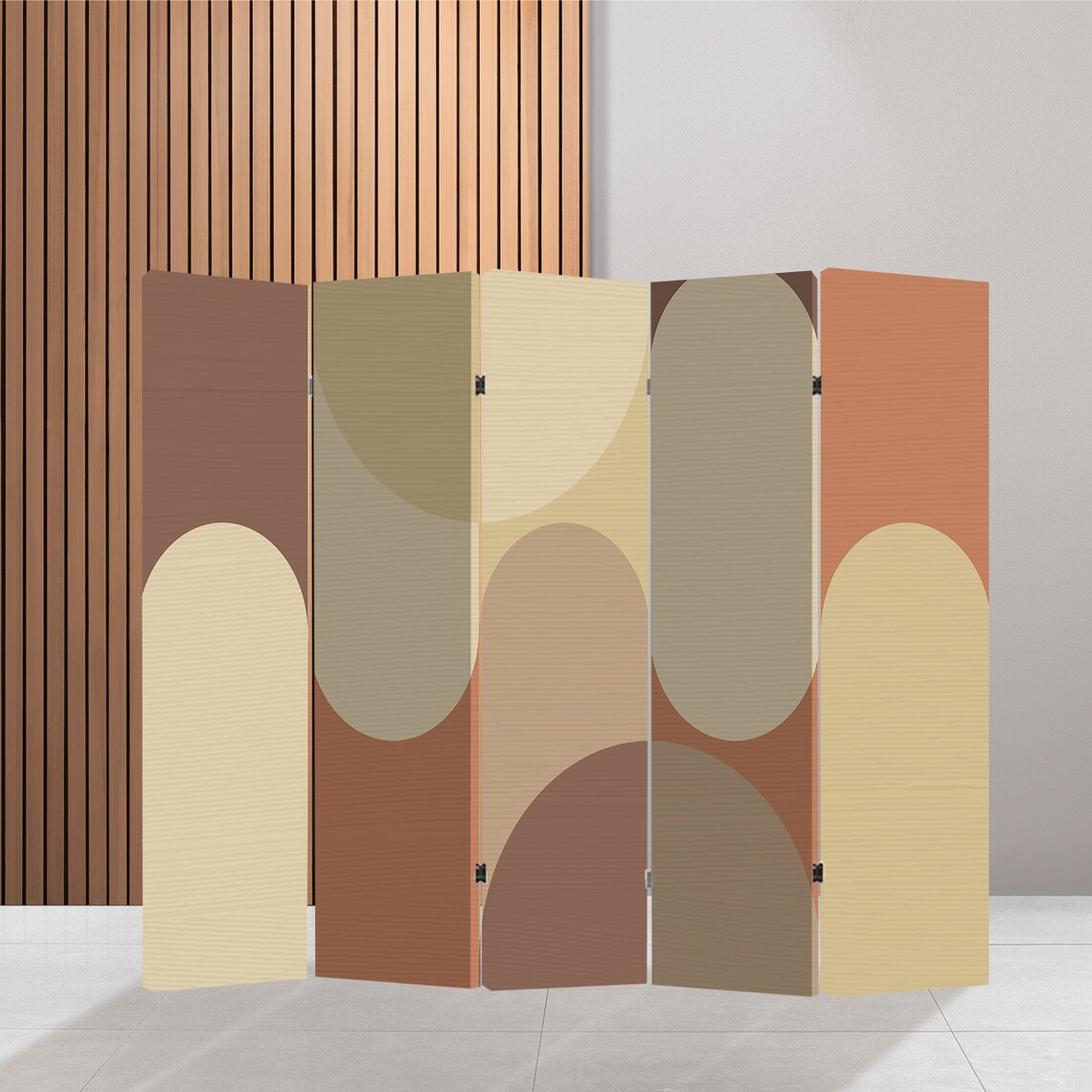 Geometry Divider Abstract Brown Print Screen Circle Divider Free ...