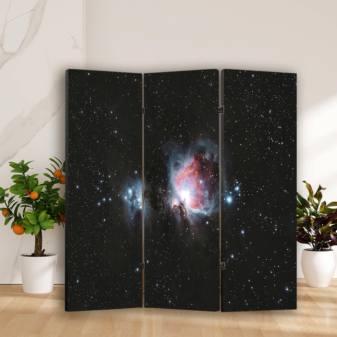 Orion Nebula Space Print Canvas Room Divider Star Screen Starry Sky ...