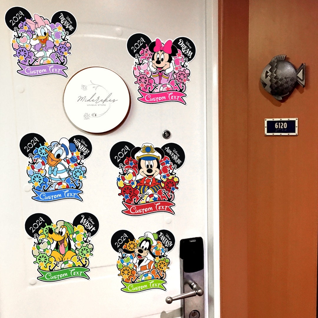 Personalized Disney Cruise Magnet, Mickey and Friends Family Cruise ...