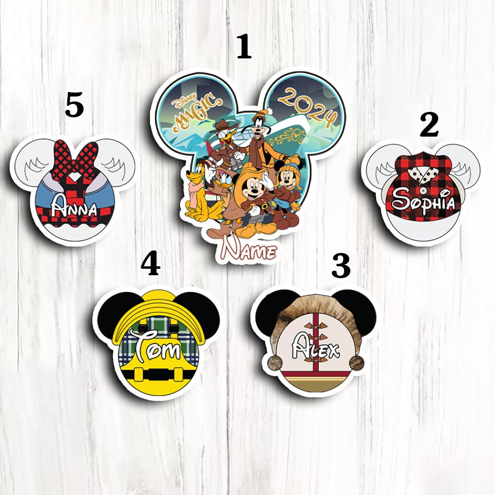 Personalized Mickey and Friends Disney Alaska Cruise Magnet, Disney ...