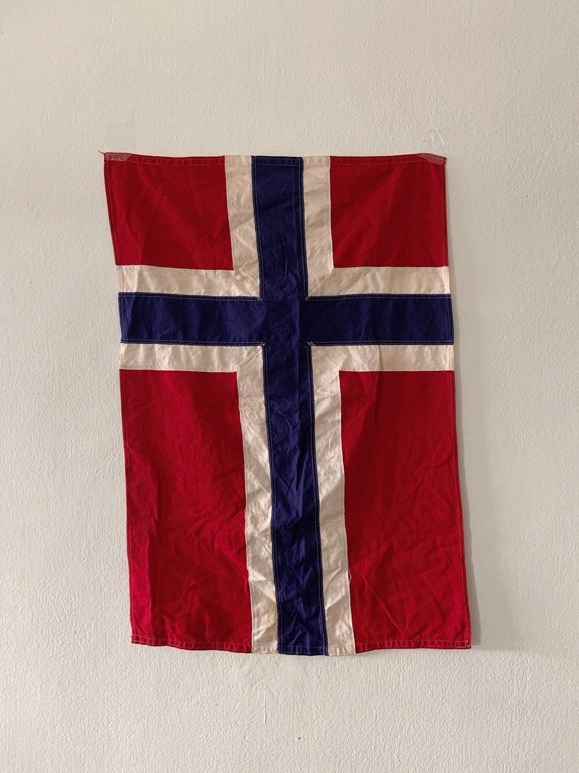 Vintage Original Norwegian Flag. - Etsy