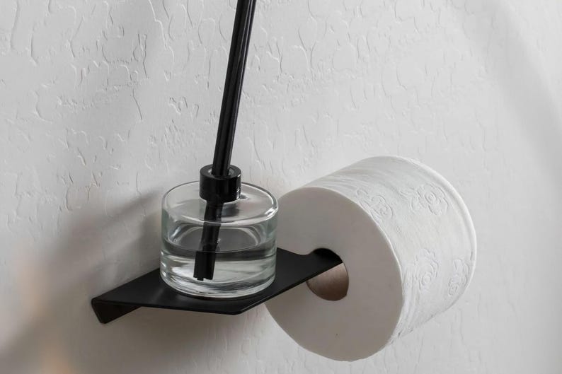 Toilet Paper Holder Functional Toilet Paper Rack Minimalist Toilet ...