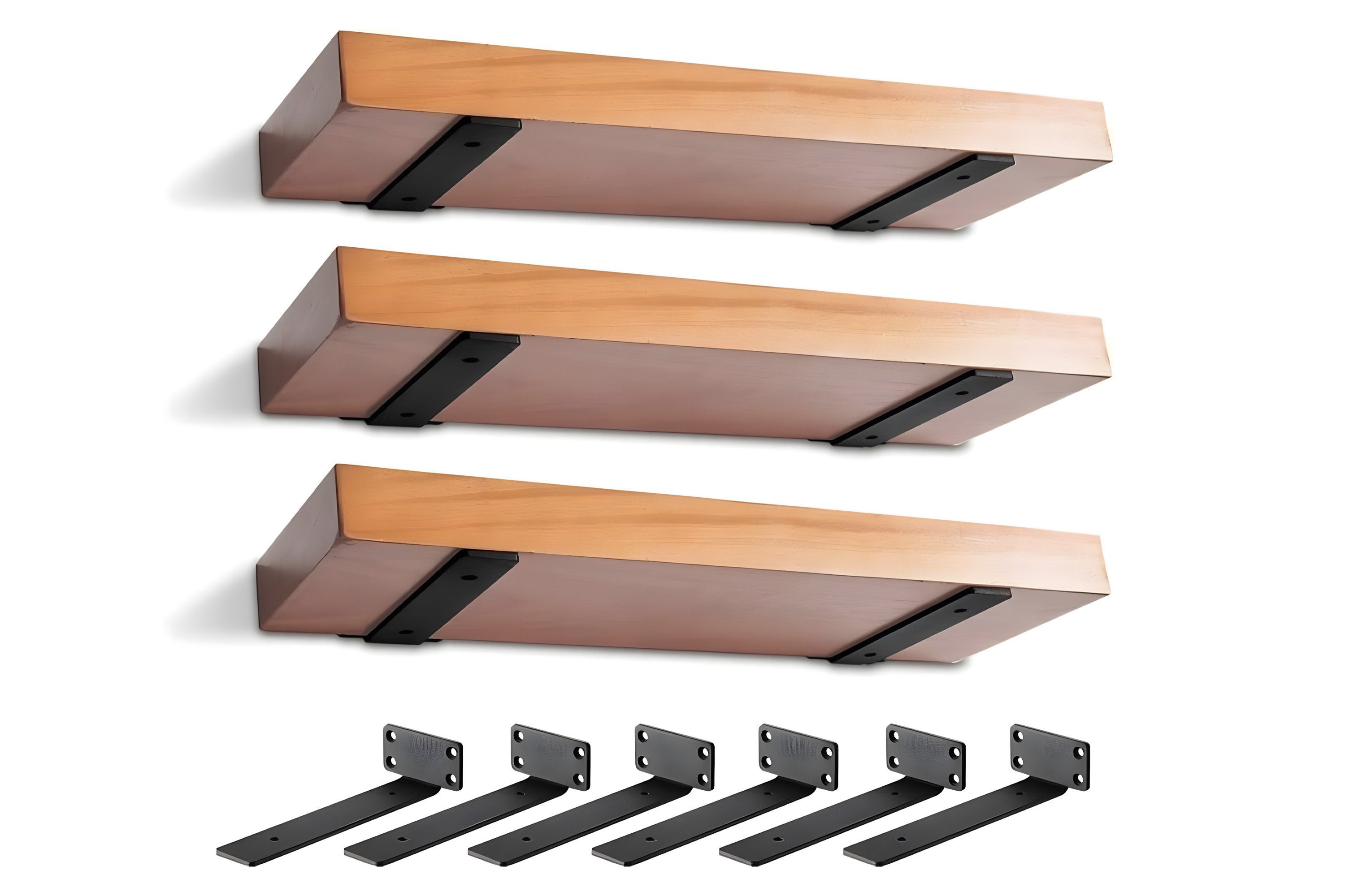 6 Pcs Metal Shelf Legs Shelf Support Leg Durable Metal Shelf Leg Modern ...