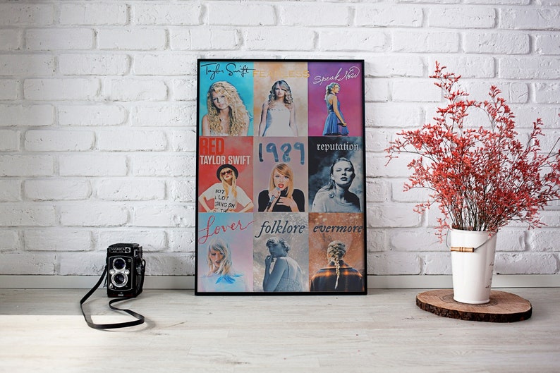 Taylor Swift Album Poster Set Taylor Swiftie Print Set - Etsy