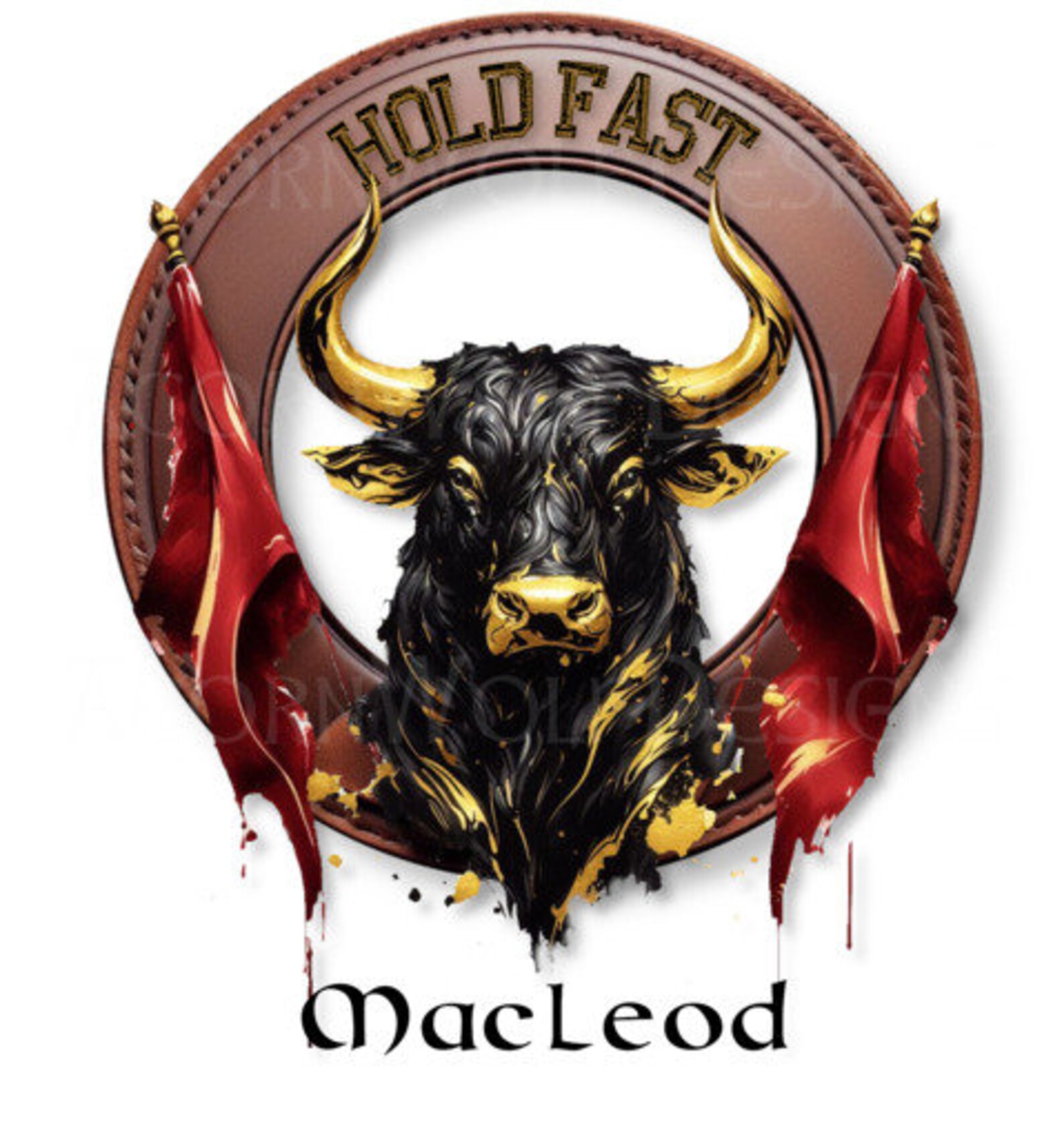 Macleod Clan Crest Digital Art, Scottish Coat of Arms Download ...