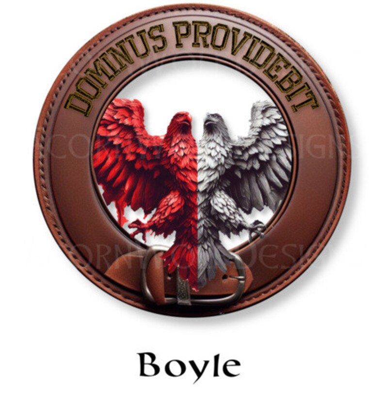 Boyle Clan Crest Digital Art, Scottish Coat of Arms Download, Personal ...