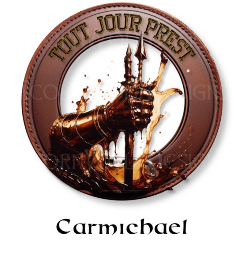 Carmichael Clan Crest Digital Art, Scottish Coat of Arms Download ...