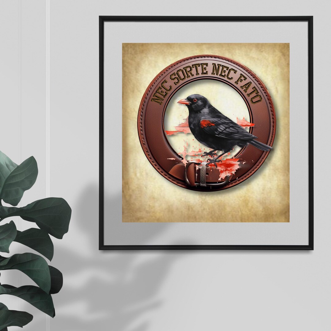 Rutherford Clan Crest Digital Art, Scottish Coat of Arms Download ...