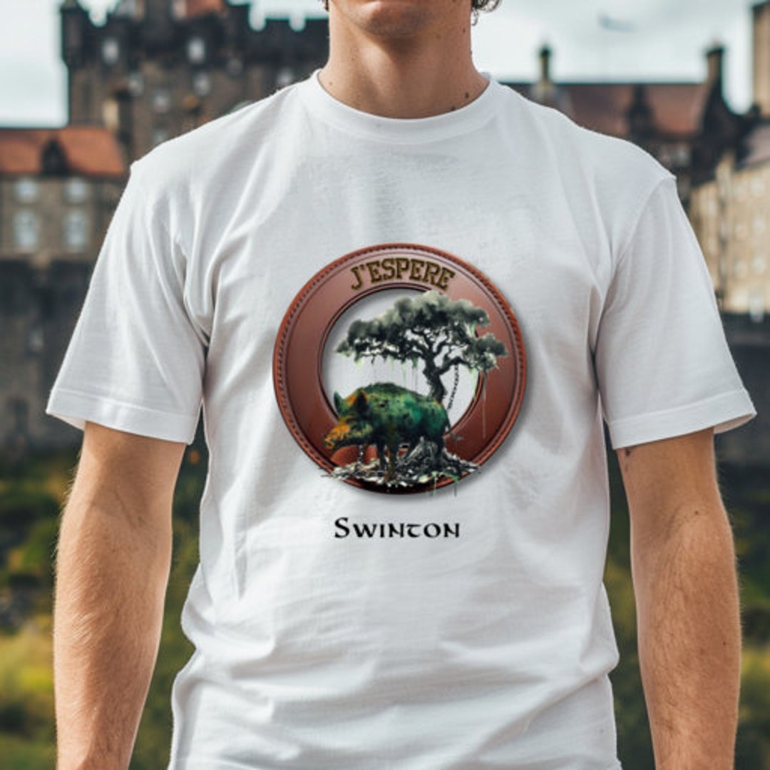 Swinton Clan Crest : Unisex Softstyle T-shirt for Proud Scots, Scottish ...