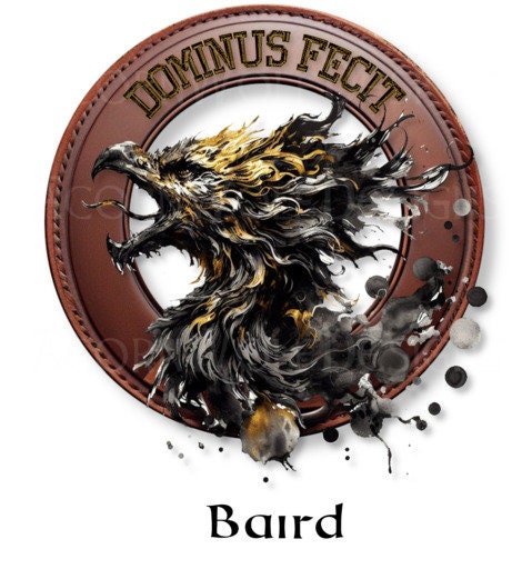 Baird Clan Crest Digital Art, Scottish Coat of Arms Download, Personal ...