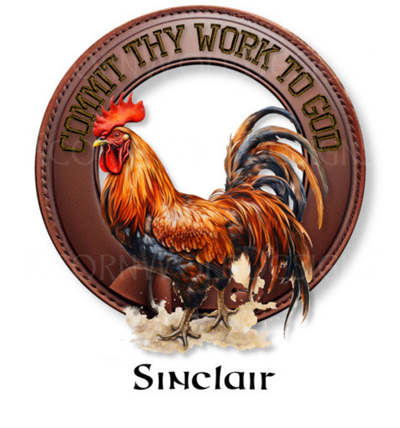 Sinclair Clan Crest Digital Art, Scottish Coat of Arms Download ...