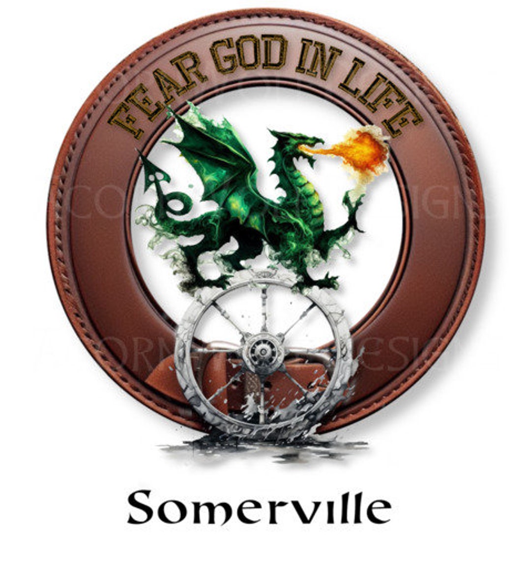 Somerville Clan Crest Digital Art, Scottish Coat of Arms Download ...