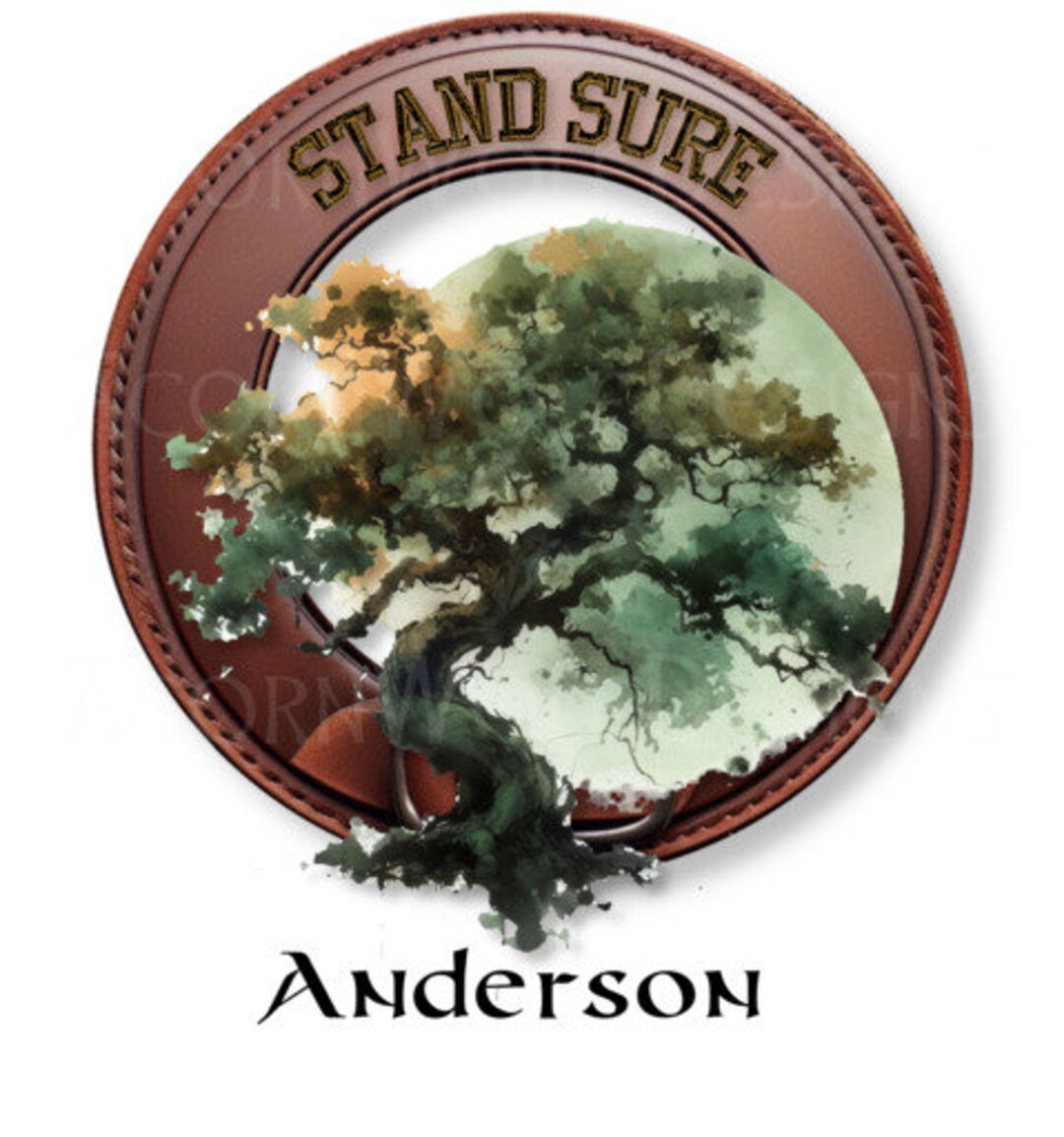 Anderson Clan Crest Digital Art, Scottish Coat of Arms Download ...