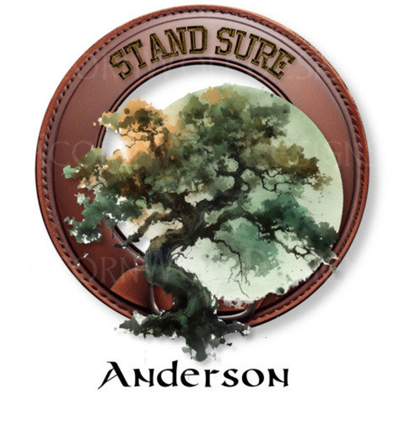 Anderson Clan Crest Digital Art, Scottish Coat of Arms Download ...