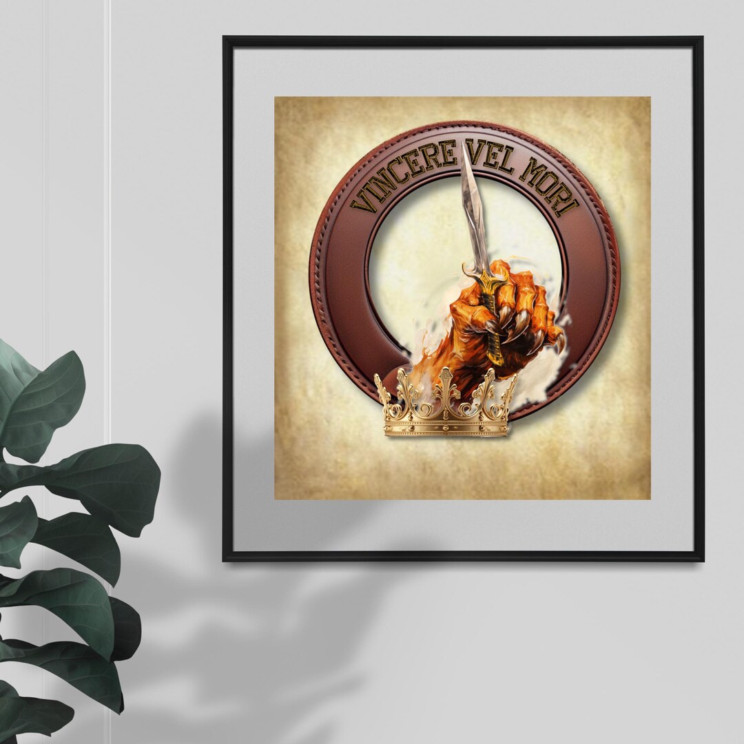 Macdowall Clan Crest Digital Art, Scottish Coat of Arms Download ...
