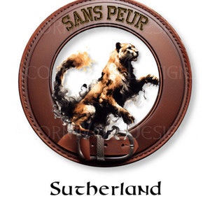 Sutherland Clan Crest Digital Art, Scottish Coat of Arms Download ...