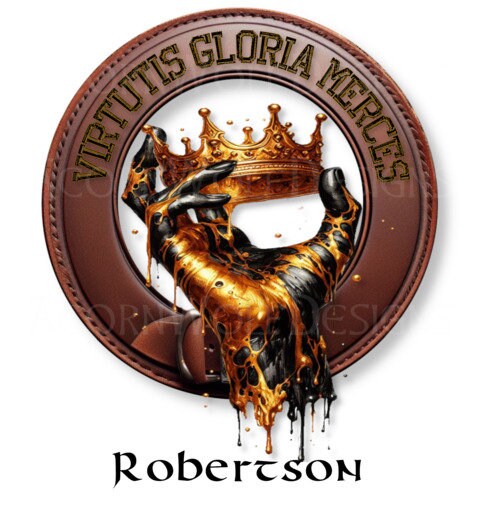 Robertson Clan Crest Digital Art, Scottish Coat of Arms Download ...