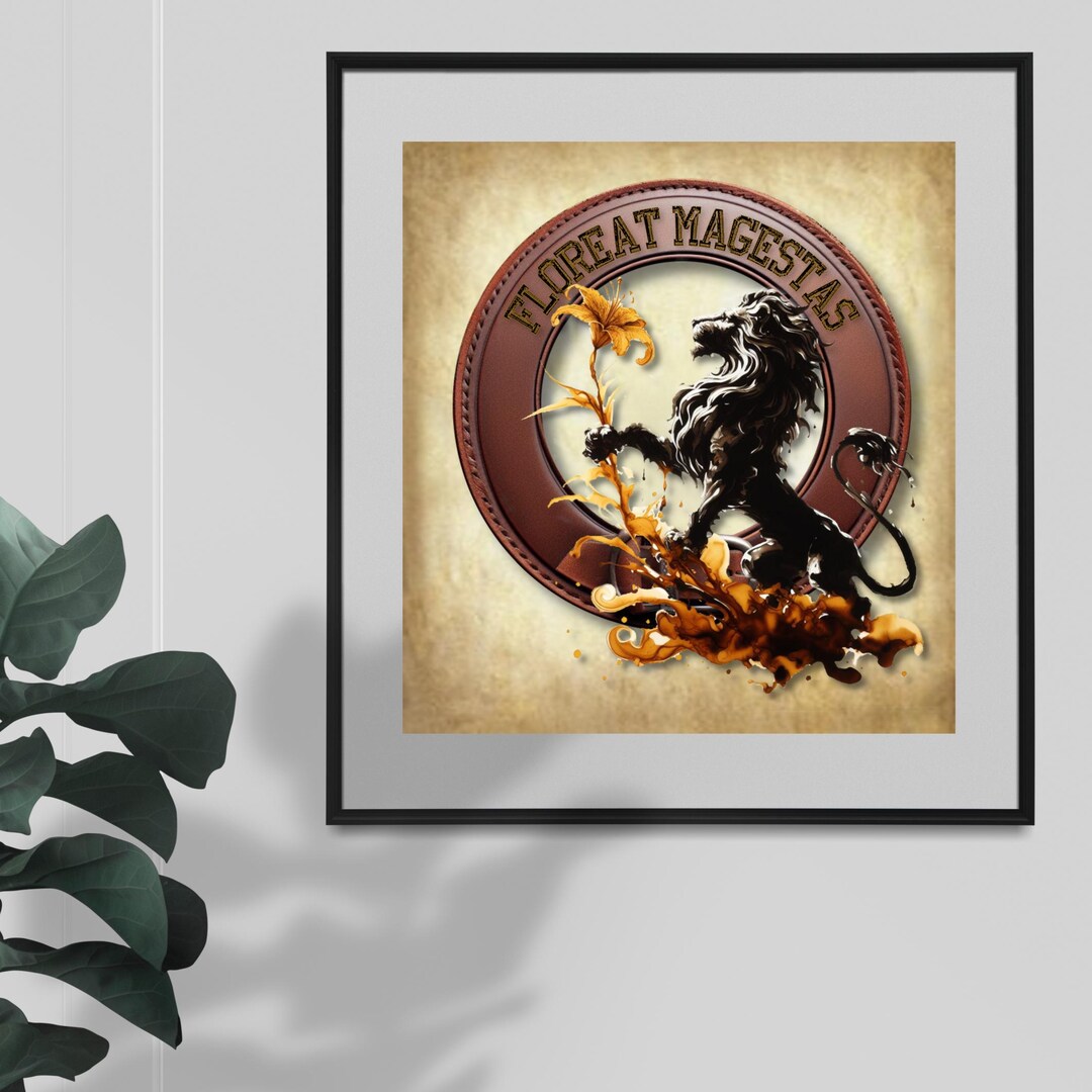 Broun Clan Crest Digital Art, Scottish Coat of Arms Download, Personal ...