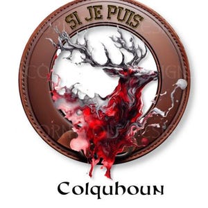 Colquhoun Clan Crest Digital Art, Scottish Coat of Arms Download ...