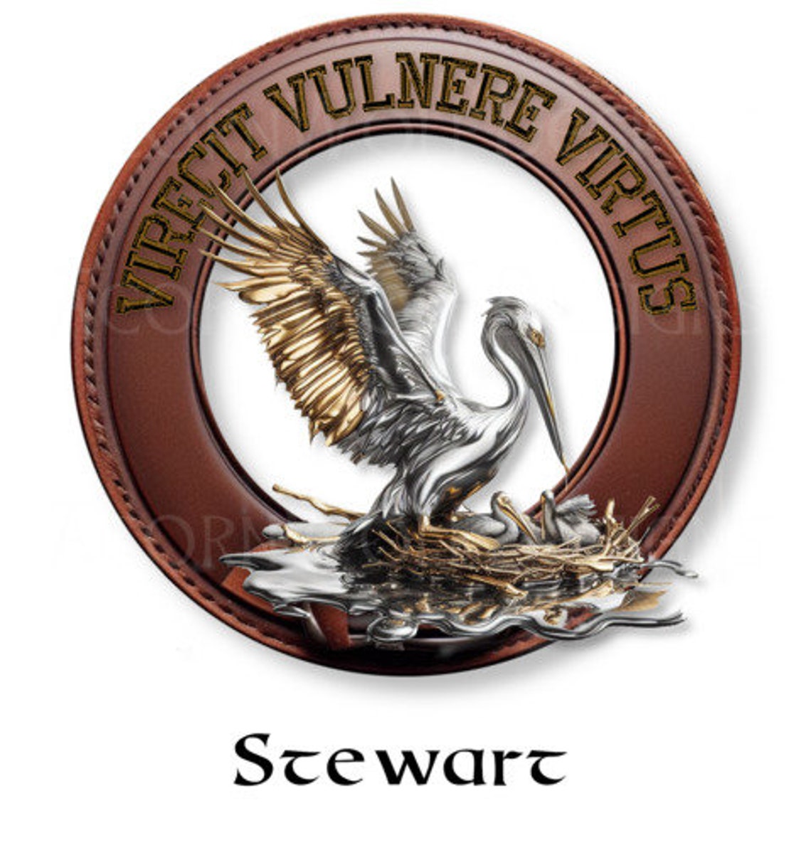 Stewart Clan Crest Digital Art, Scottish Coat of Arms Download ...