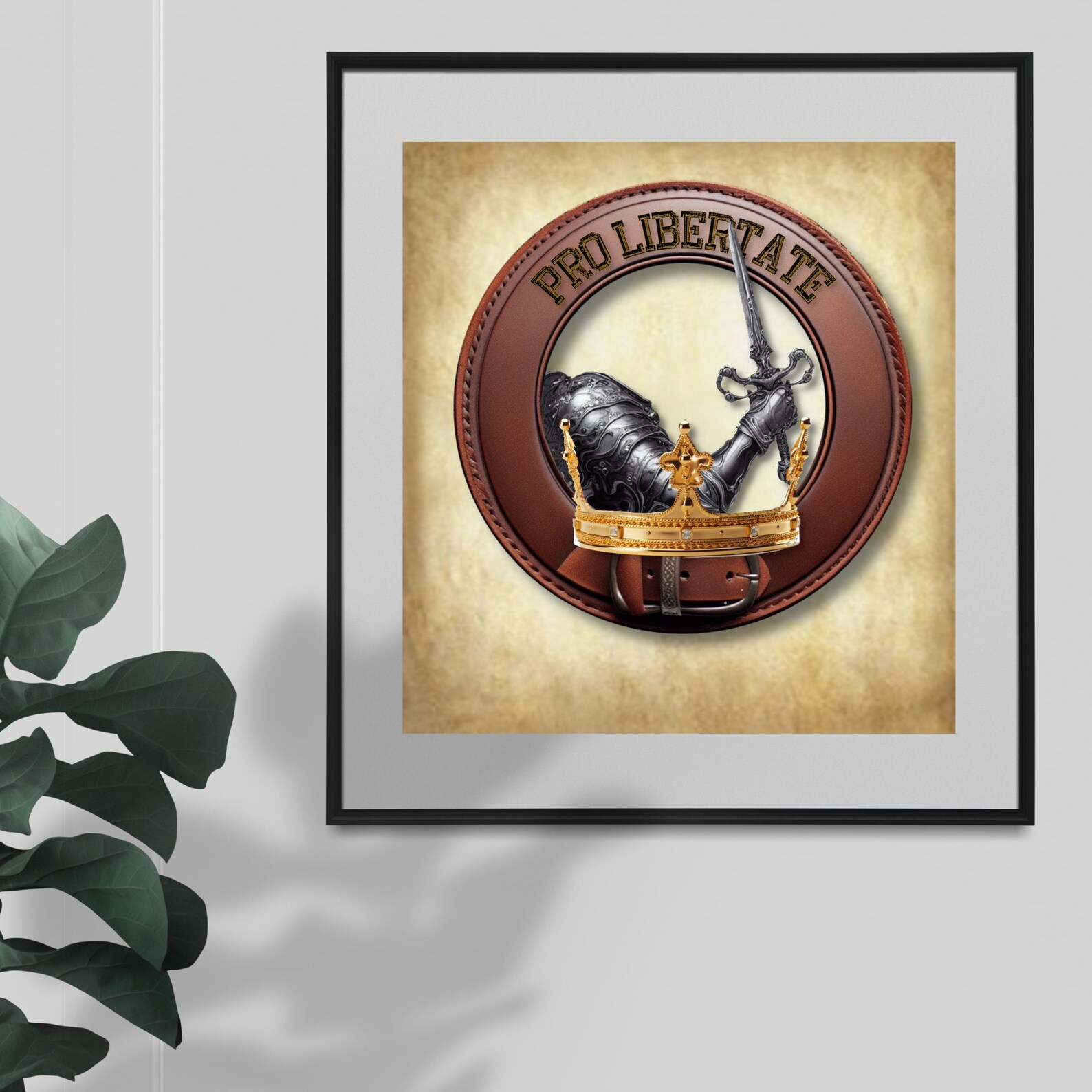 Wallace Clan Crest Digital Art, Scottish Coat of Arms Download ...