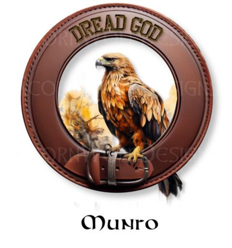 Munro Clan Crest Digital Art, Scottish Coat of Arms Download, Personal ...