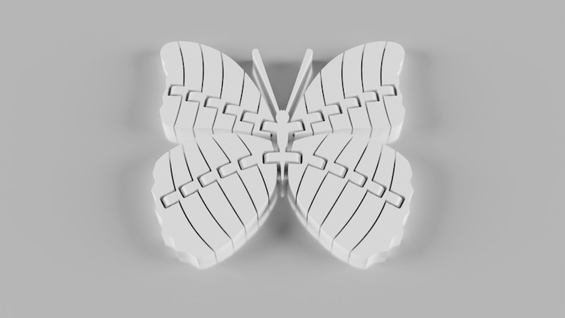 Articulated Butterfly Fidget Toy | STL File - Etsy
