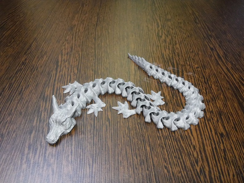 Articulated Flexi Dragon Fidget Toy | STL File - Etsy