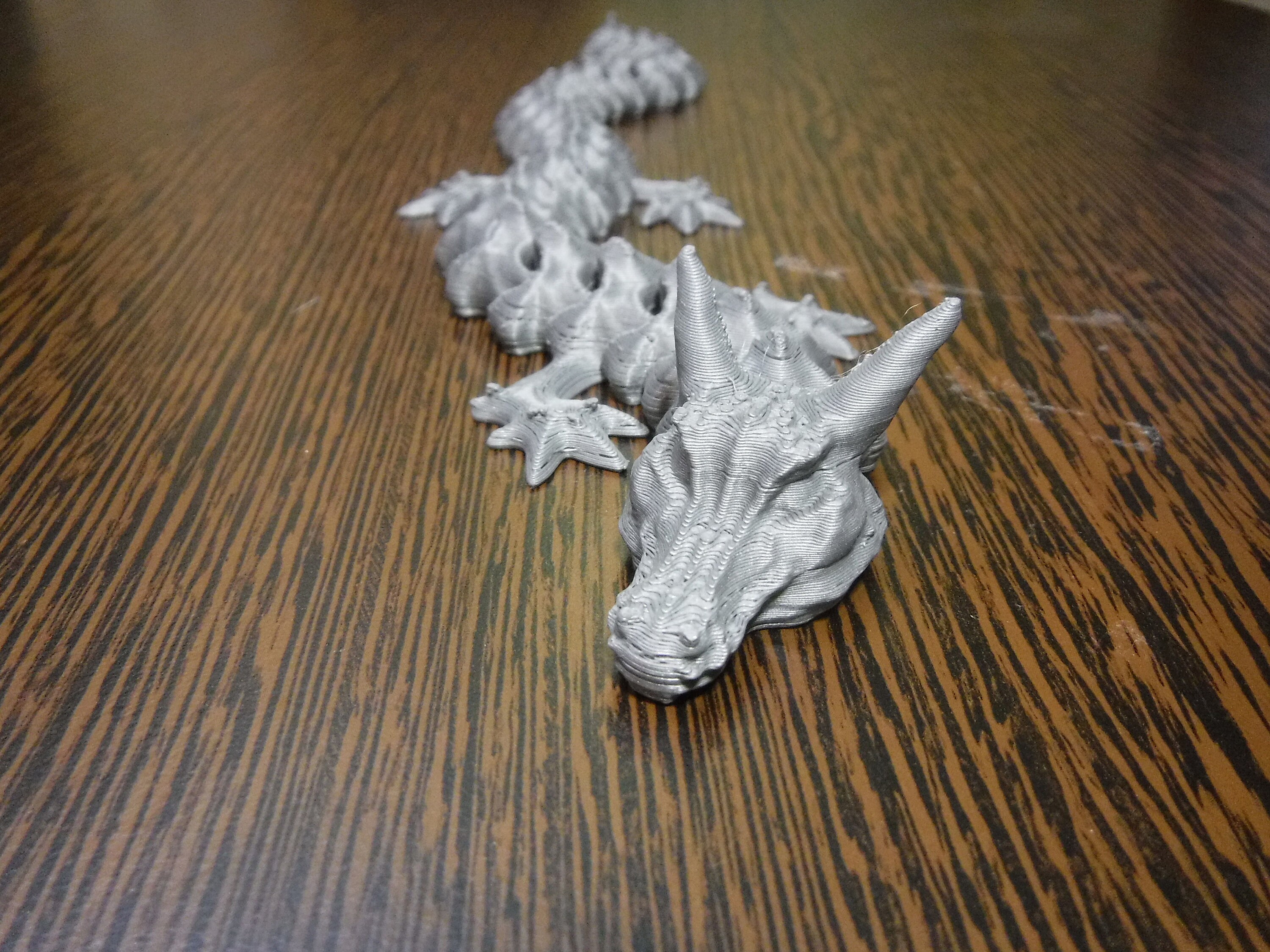 Articulated Flexi Dragon Fidget Toy STL File - Etsy