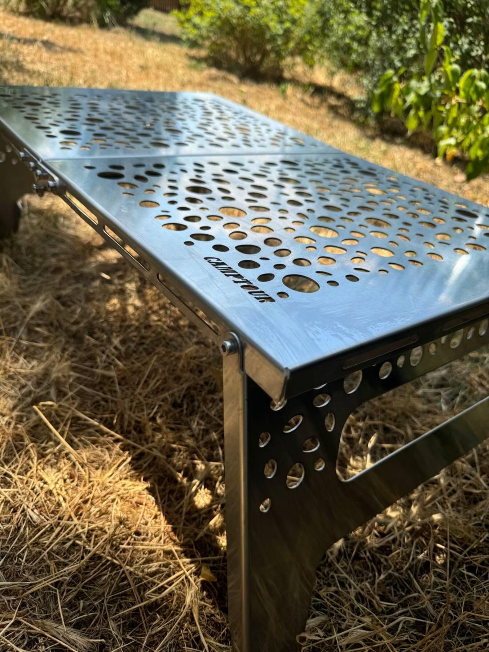 Stainless Steel BBQ for Fire! Table for Camping, Tourist. Folding Table ...