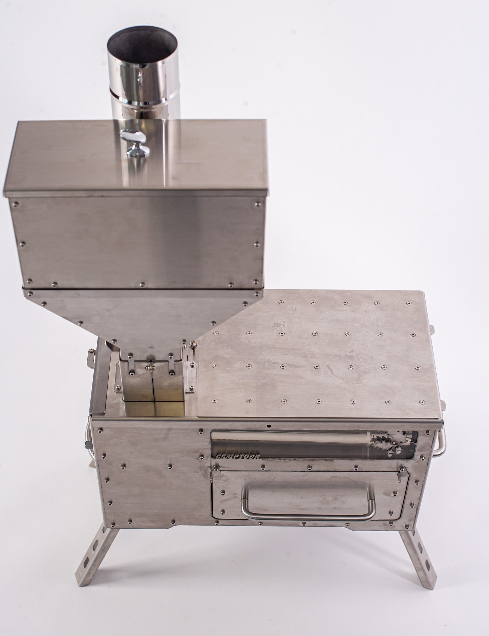 Rocket Pellet Stove With Oven and Large Cooking Surface for Cooking Set ...