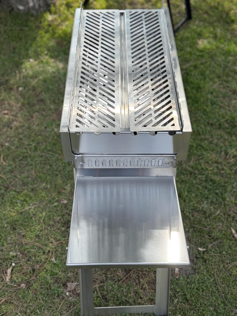 Mangal! Portable Grill With Side Table and Grill Grate. Barbeque ...