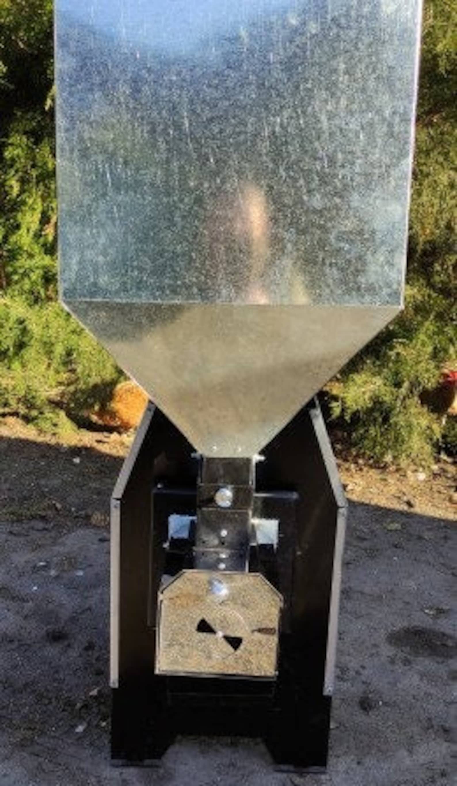 Pellet Burner With Gravity Feed of Pellets, Which Can Be Installed on Any Wood Stove or Boiler ...