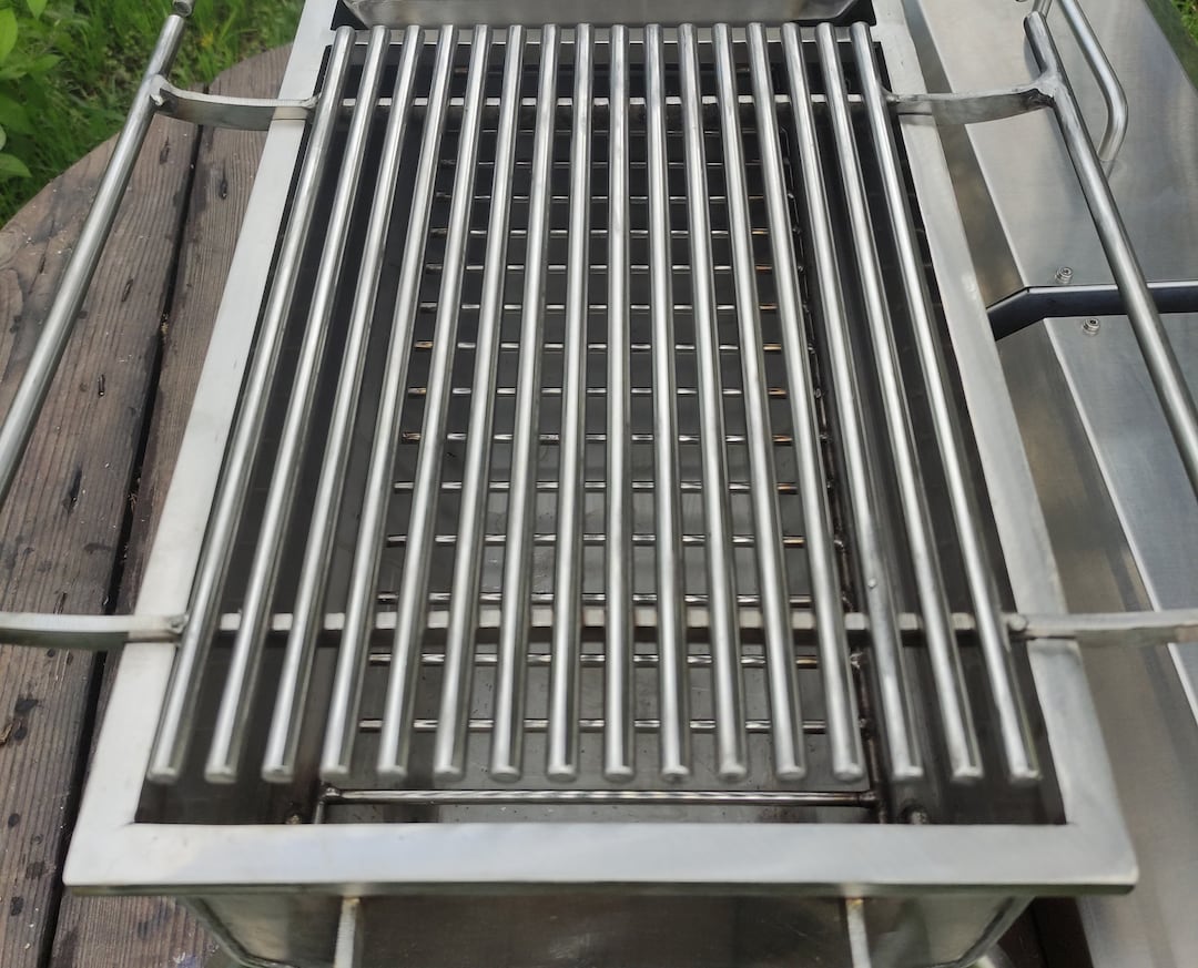GRILL Grate! Plancha, Grill Pan or Barbecue Pan! Stainless Steel Fryer ...