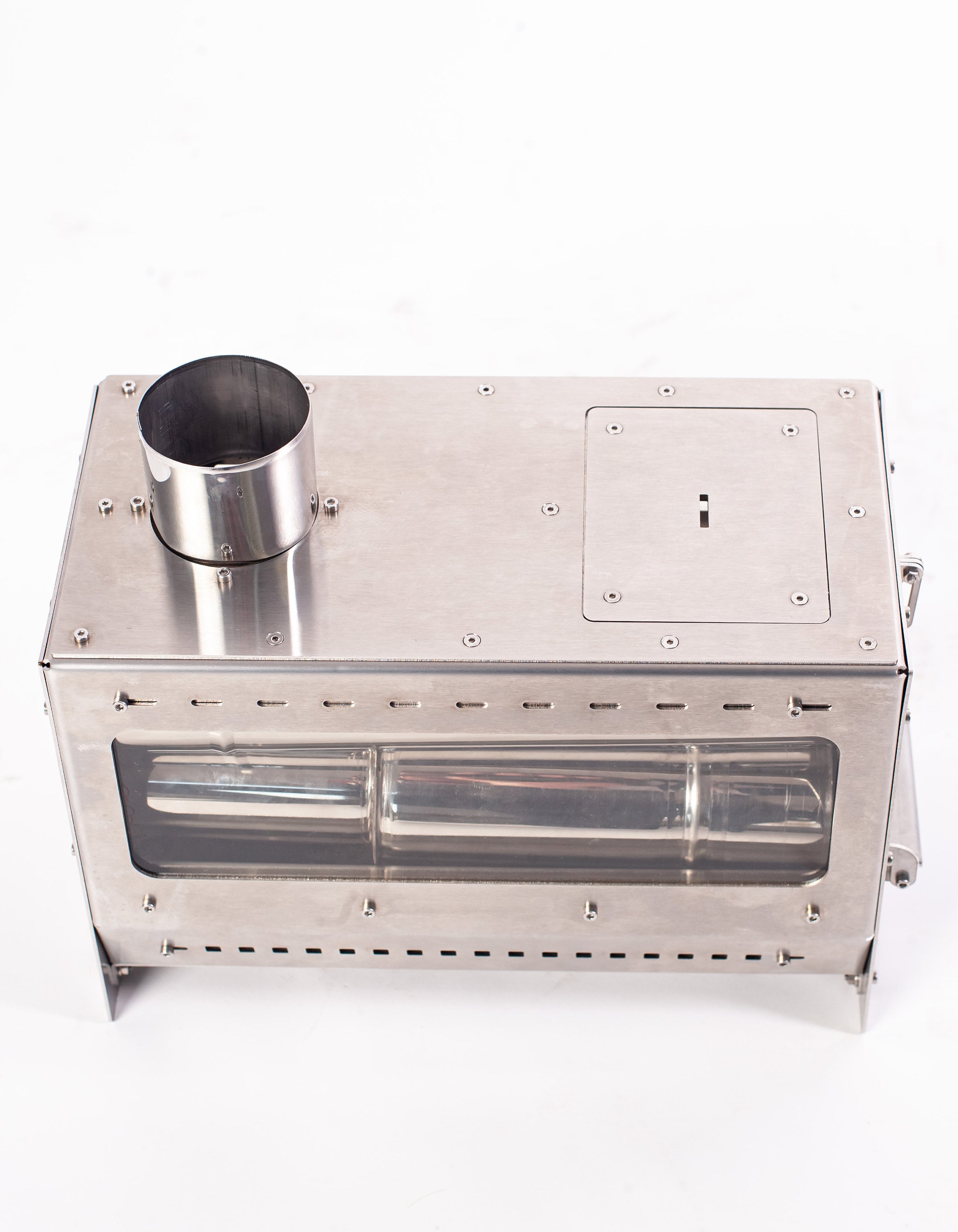Mini-stove! Portable Tabletop Wood Stove! Made of Stainless Steel With ...