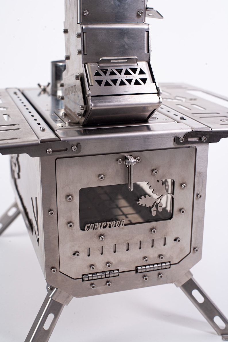 Pellet Stove for Tent or Trailer! Garden Fireplace on the Terrace or ...