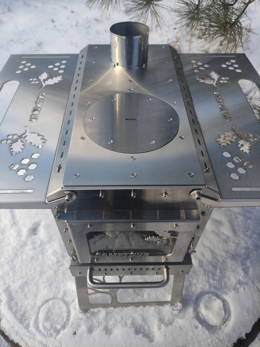 Wood Stoves With Chimney for Outdoor Camping, Tent, Trailer or Gazebo ...